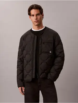 Calvin Klein Featherweight Nylon Puffer Jacket - Black