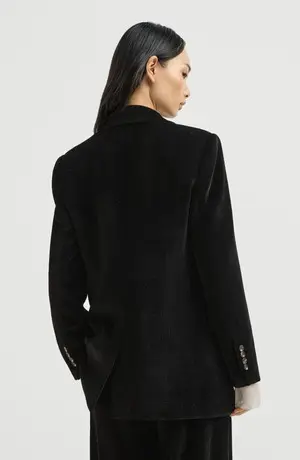 Brunello Cucinelli Sparkling Corduroy Blazer With Monili