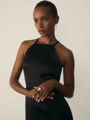 The Fold Lucia Midi Dress