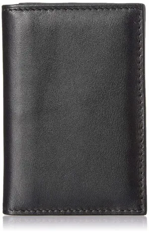 Bosca Leather Card Case - Black