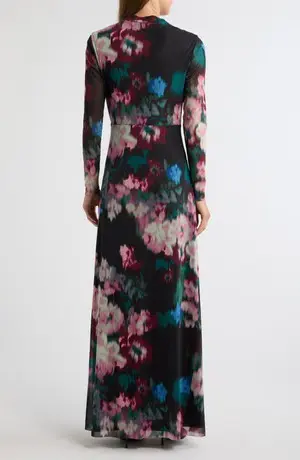 Anne Klein Twist Front Maxi Dress