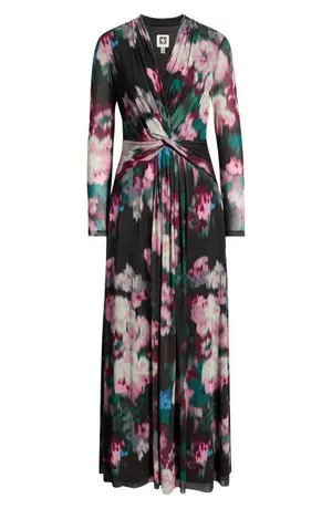 Anne Klein Twist Front Maxi Dress