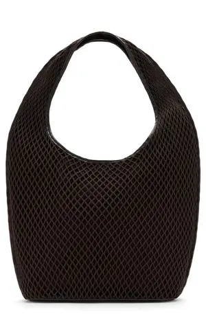 Mango Mesh Bucket Bag - Chocolate