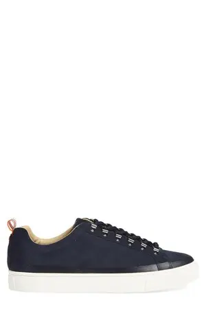 Swims Skog Leather Sneaker - Navy
