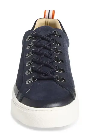 Swims Skog Leather Sneaker - Navy