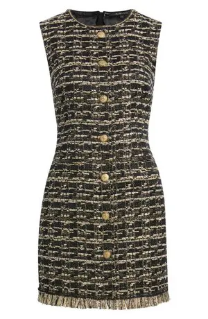 KOBI HALPERIN Gillian Sleeveless Tweed Dress