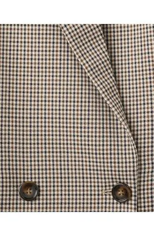 Mango Charlott Micro Houndstooth Check Blazer