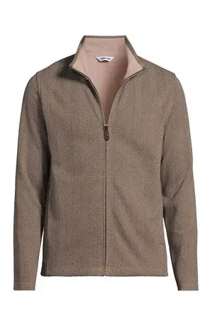 LANDS' END Bedford Rib Full Zip