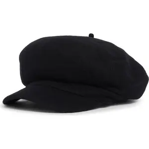 Treasure & Bond Wool Blend Newsboy Cap - Black