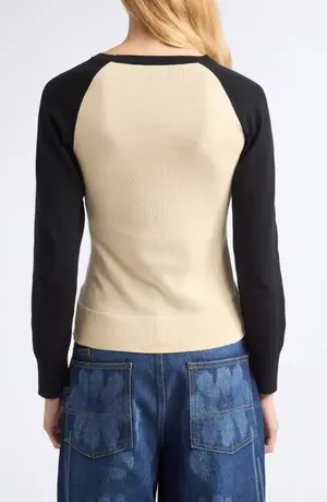 PAOLINA RUSSO Warrior Raglan Cotton Sweater