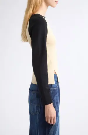 PAOLINA RUSSO Warrior Raglan Cotton Sweater
