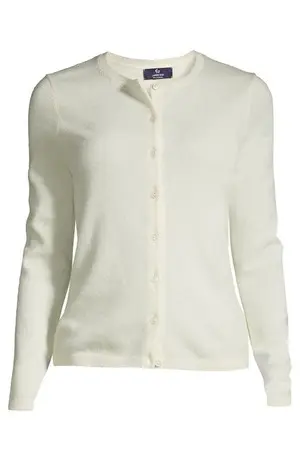 LANDS' END Cashmere Cardigan Sweater