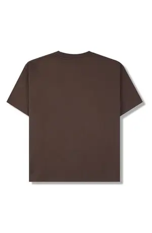PLEASURES Slip Heavyweight Cotton T-shirt - Brown