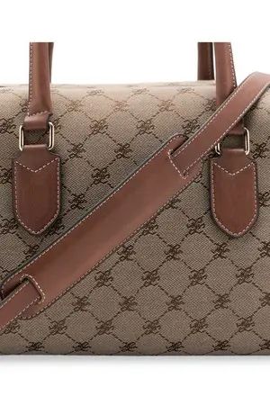 Mango Logo Jacquard Bowling Bag