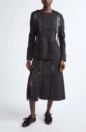 Simone Rocha Grommet Ring Sculpt Top