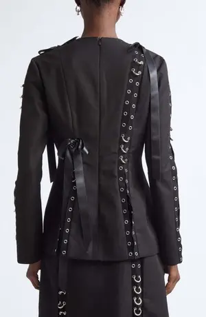Simone Rocha Grommet Ring Sculpt Top