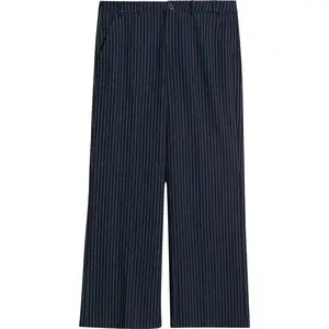 KROST Pinstripe Trousers - Navy