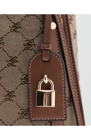Mango Jacquard Faux Bucket Bag