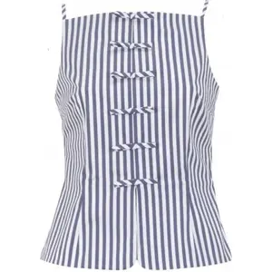 EXQUISE Emberly Spaghetti Bustier Blouse