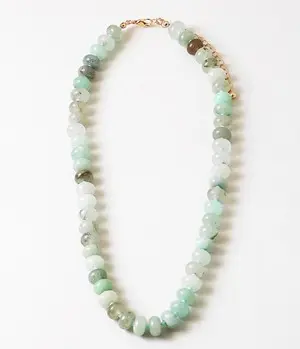 ERIN MCDERMOTT JEWELRY Sage Willow Beaded Necklace - Green