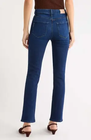 Paige Cindy High Waist Straight Leg Jeans