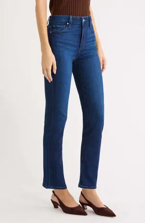 Paige Cindy High Waist Straight Leg Jeans