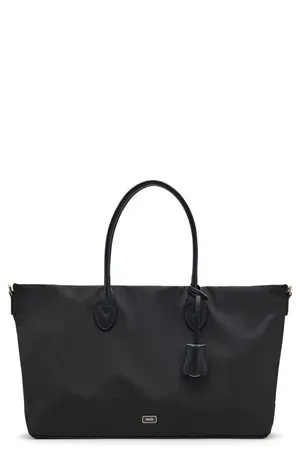 Mango Double Handle Shopper Bag - Black