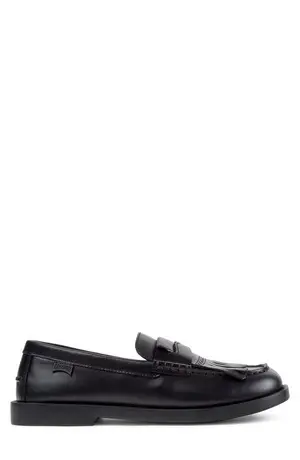 Camper Don Twins Leather Loafer - Black