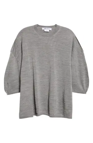 Comme Des Garçons 12 Gauge Acrylic And Wool Sweater Grey