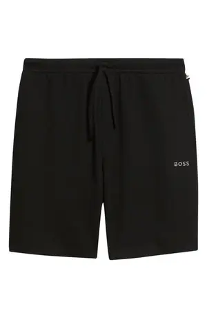 BOSS Waffle Knit Shorts - Black