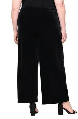 Alex Evenings Stretch Velvet Palazzo Pants