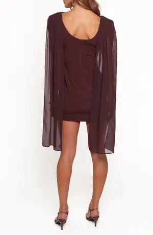 PETAL & PUP Klarissa Cowl Neck Minidress