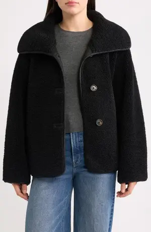 Bernardo Fleece Jacket Blackblack