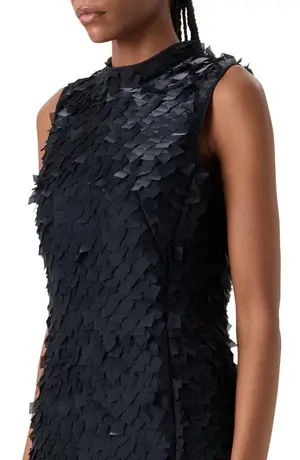 Akris Layered Organza Tile Sheath Dress