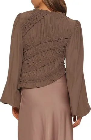 PETAL & PUP Romee Ruched Top