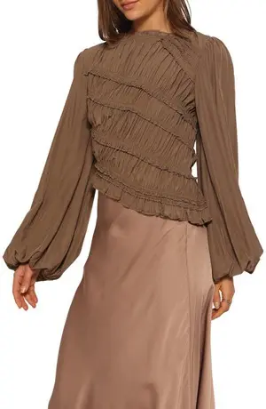 PETAL & PUP Romee Ruched Top