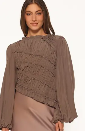PETAL & PUP Romee Ruched Top