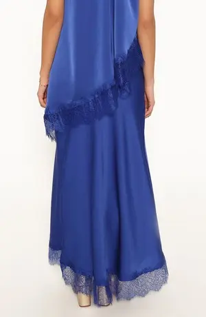 PETAL & PUP Zarni Lace Trim Maxi Skirt