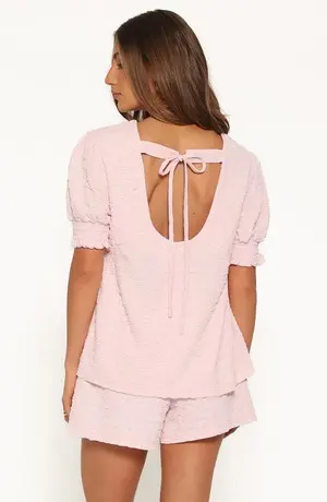 PETAL & PUP Gail Textured 2-piece Short Set