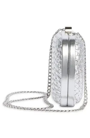 OLGA BERG Ella Woven Clutch