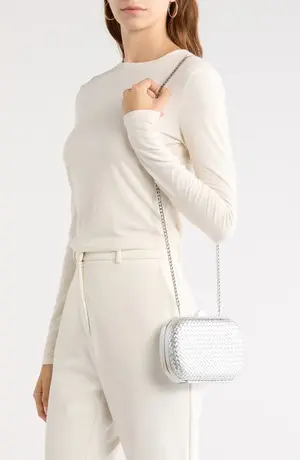 OLGA BERG Ella Woven Clutch