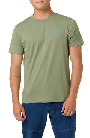 O'Neill Tropics Classic Cotton Graphic T-shirt - Sage