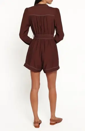 PETAL & PUP Benni Long Sleeve Romper