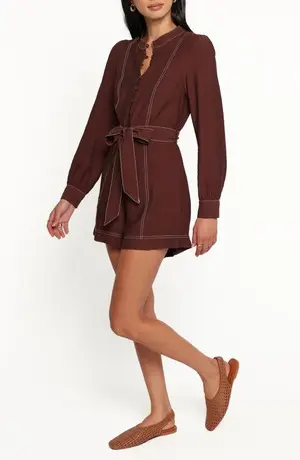 PETAL & PUP Benni Long Sleeve Romper