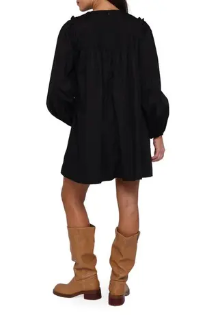 PETAL & PUP Wyatt Long Sleeve Minidress