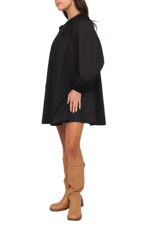 PETAL & PUP Wyatt Long Sleeve Minidress