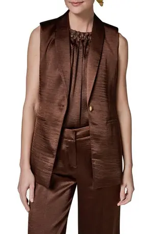 Donna Karan New York One-button Vest - Canyon