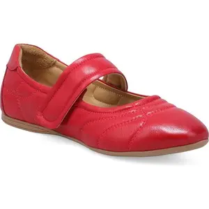 Miz Mooz Karin Leather Mary Jane Flat - Red