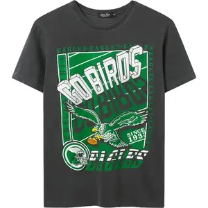 Junk Food Philadelphia Eagles Go Birds Cotton Graphic T-shirt - True Black