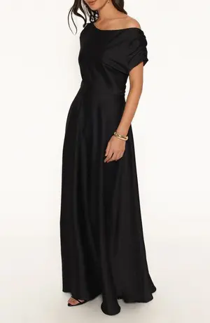PETAL & PUP Alyce Asymmetrical Maxi Dress